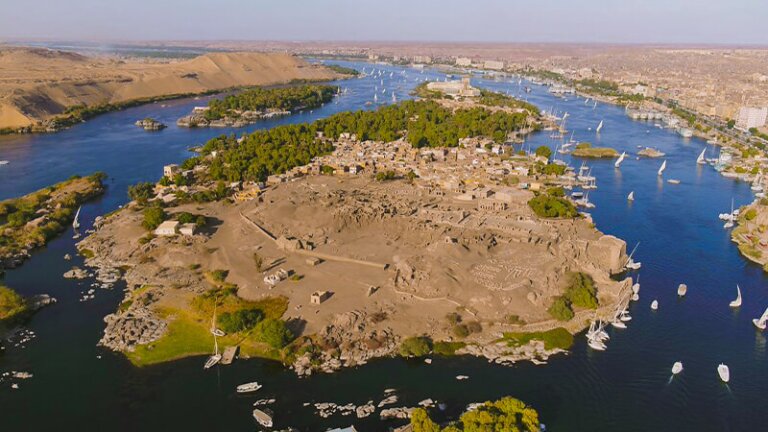 Elephantine Island in Aswan